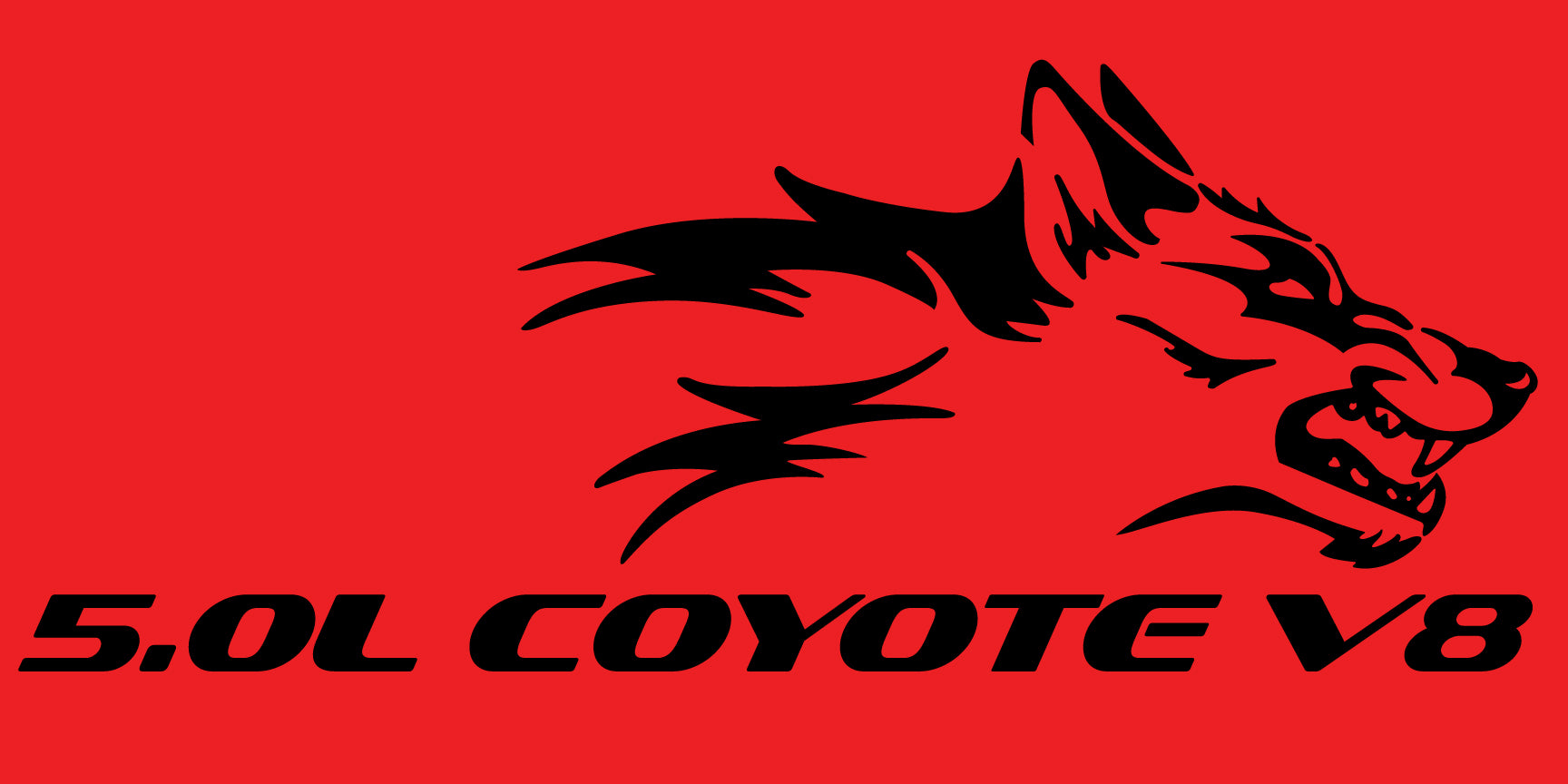 Ford Coyote Logo 2011 2017 Ford Mustang GT & F150 5.0 Coyote V8 Emblem